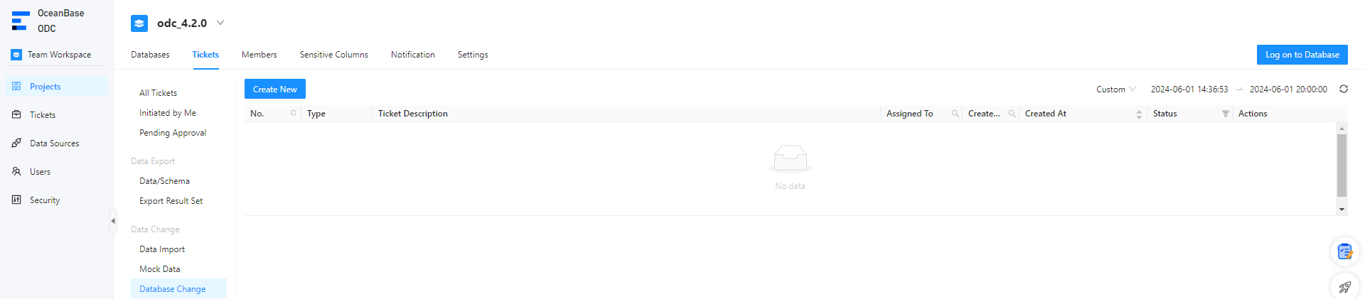 Database change management - ApsaraDB for OceanBase - Alibaba Cloud Documentation Center