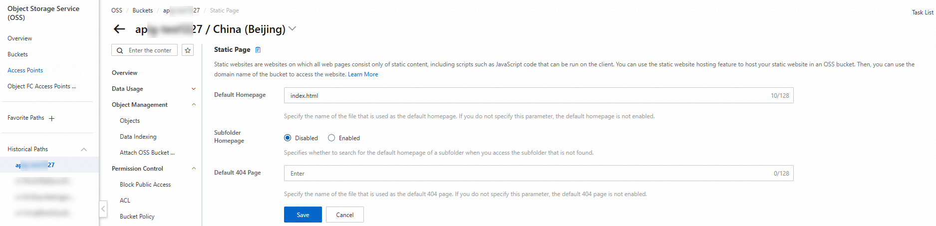 Implement Static Website Hosting By Using Cloud Native Api Gateway And Alibaba Cloud Oss Api