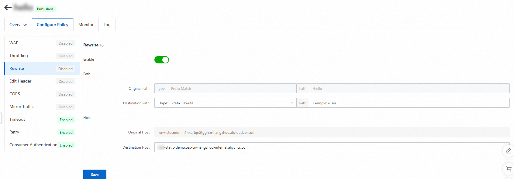 Implement Static Website Hosting By Using Cloud Native Api Gateway And Alibaba Cloud Oss Api