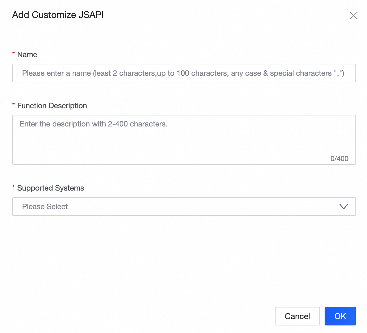 JSAPI Management Capabilities - SuperApp - Alibaba Cloud Documentation Center