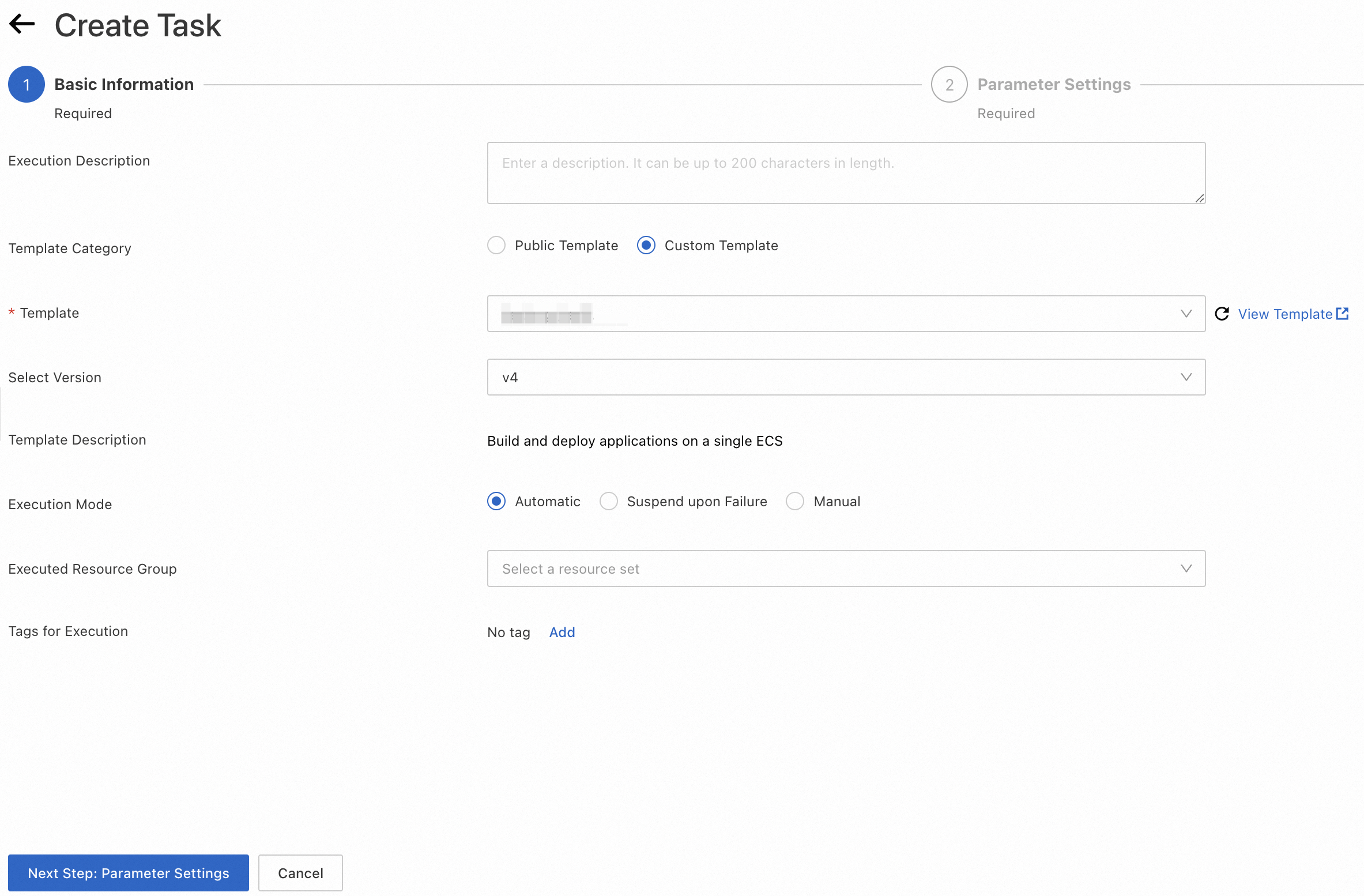 Build and deploy an application on a single ECS instance - CloudOps Orchestration Service ...