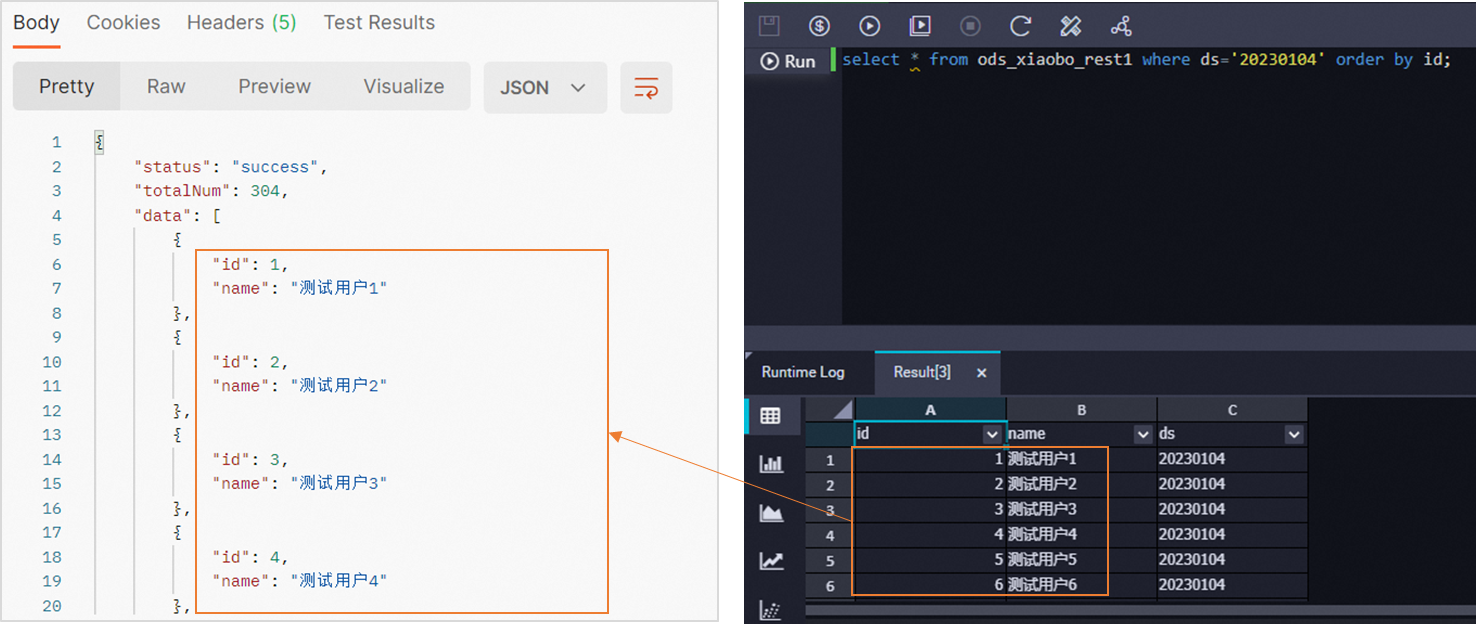 Examples of using RestAPI Reader - DataWorks - Alibaba Cloud Documentation Center