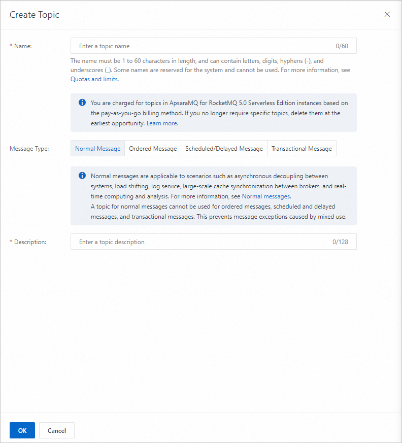 Create a topic to publish and subscribe to messages - ApsaraMQ for RocketMQ - Alibaba Cloud ...