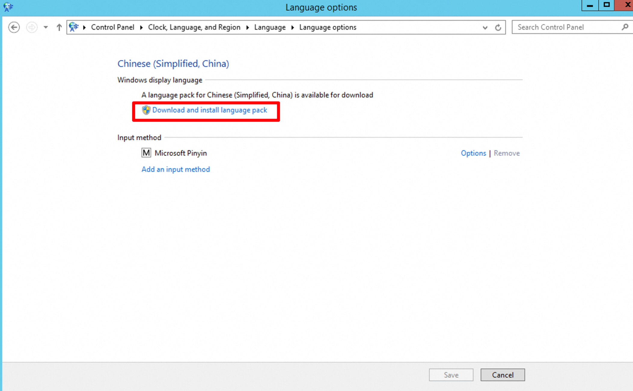 Change the default language of a Windows operating system, change ...