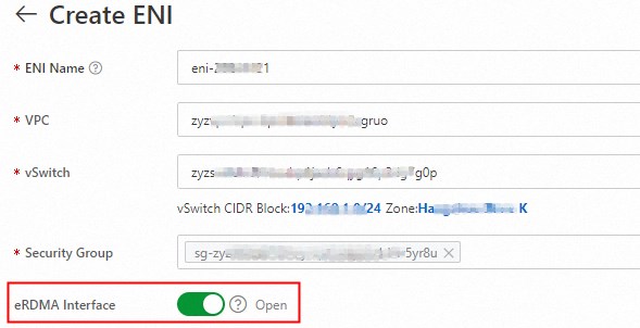 Enable eRDMA on a GPU-accelerated instance for efficient data transmission - Elastic Compute ...