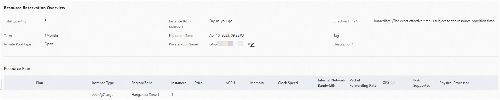 Purchase a resource reservation - Elastic Compute Service - Alibaba Cloud Documentation Center