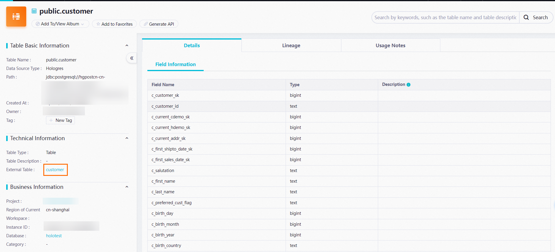 View data lineage information on the Data Map page of DataWorks - Hologres - Alibaba Cloud ...