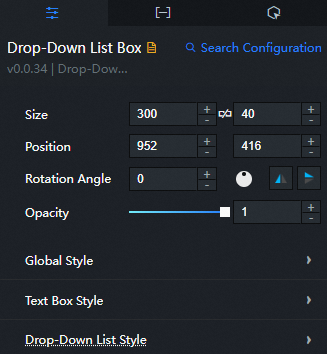 Drop-Down List Box - DataV - Alibaba Cloud Documentation Center