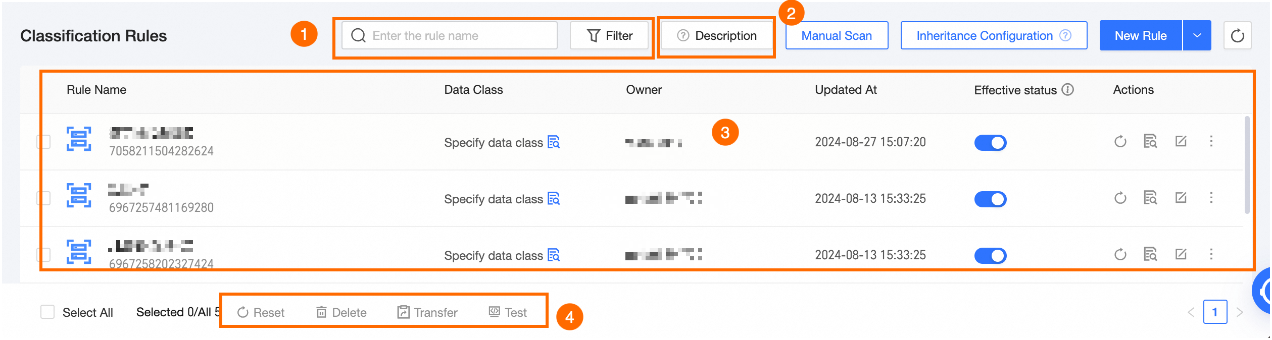 Create and manage identification rules - Dataphin - Alibaba Cloud Documentation Center