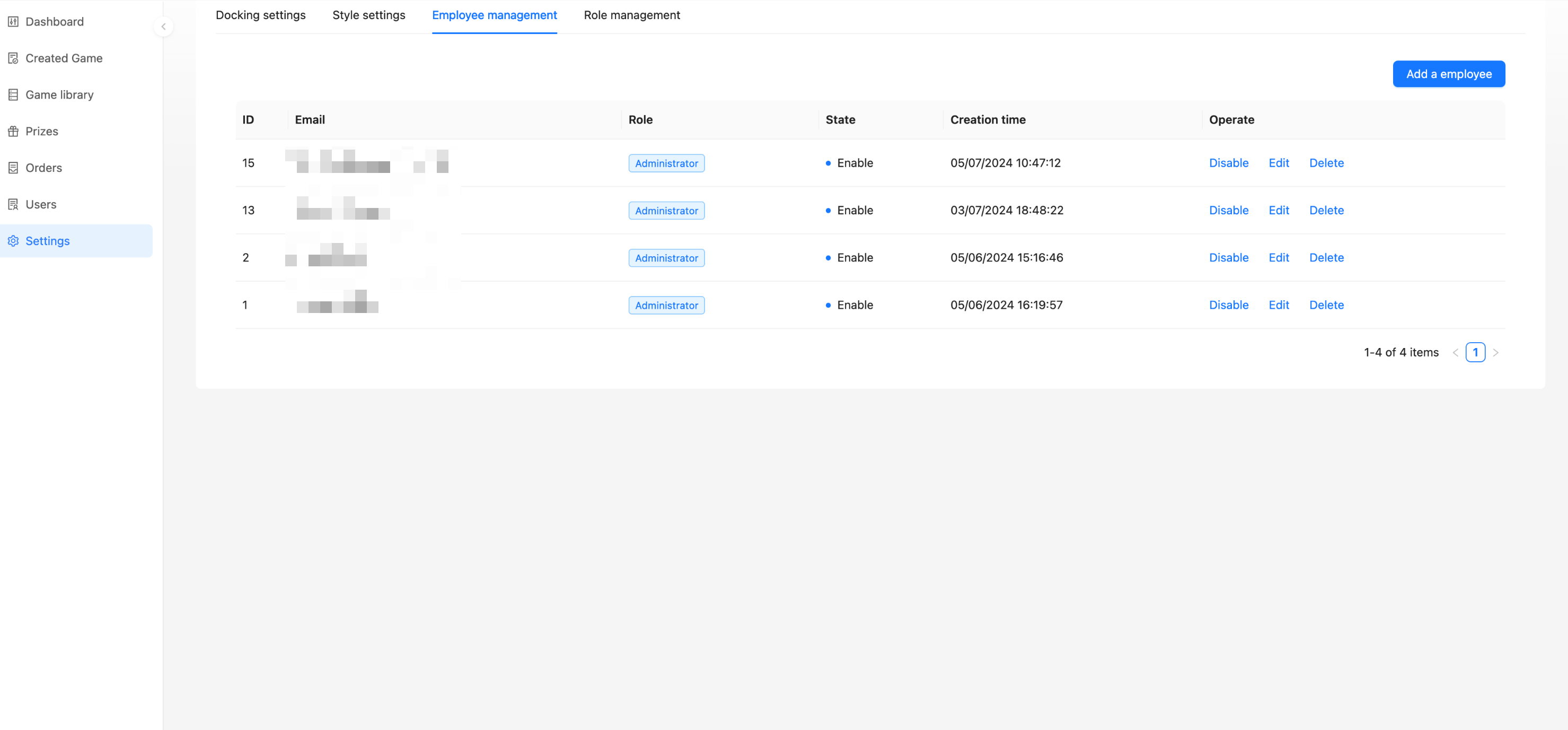 Settings - SuperApp - Alibaba Cloud Documentation Center