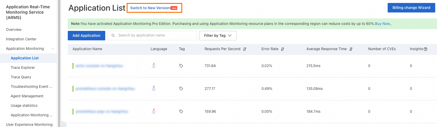 Troubleshoot Applications Based On Slow And Failed Traces Application Real Time Monitoring