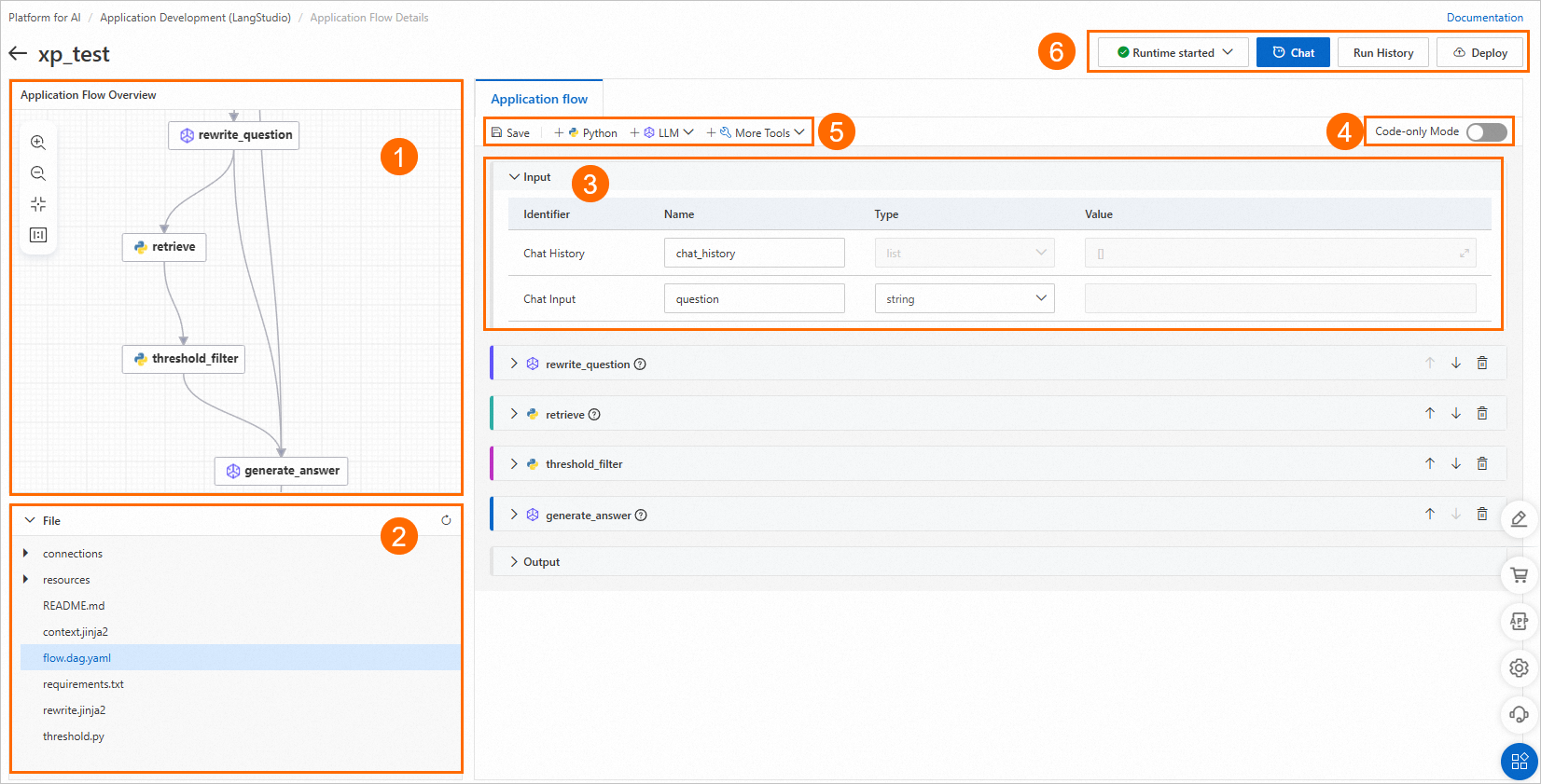 Develop an application flow - Platform For AI - Alibaba Cloud ...