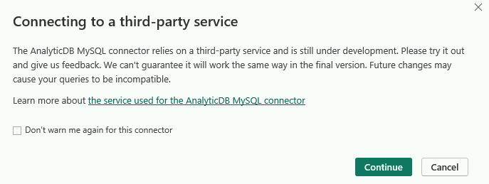 Use Power BI to connect to an AnalyticDB for MySQL cluster for real-time data analysis ...