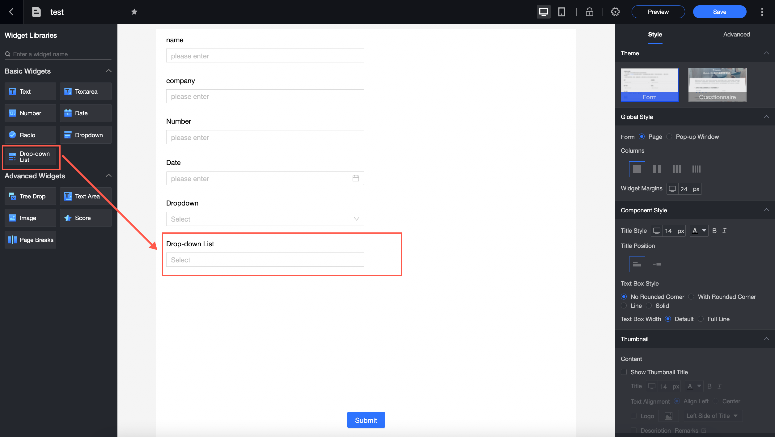 Drop-down multiple selection - Quick BI - Alibaba Cloud Documentation Center