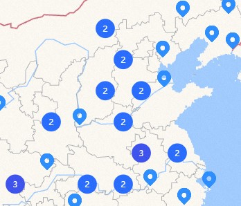 Point Cluster Layer - DataV - Alibaba Cloud Documentation Center