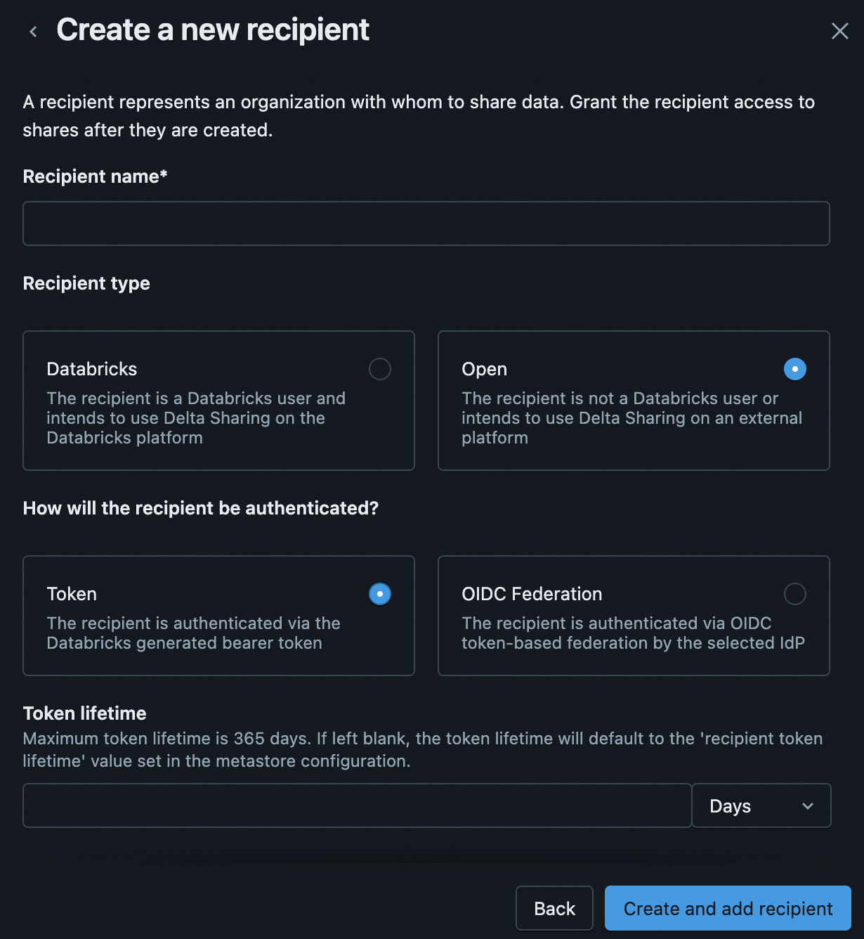 This topic describes how to configure the Delta Sharing connector for ...