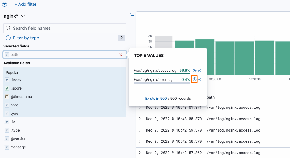 Use Kibana Discover to display data in chronological order - Elasticsearch - Alibaba Cloud ...