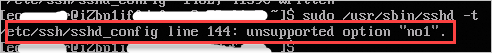 What do I do if I cannot connect to an ECS instance due to an sshd configuration error ...
