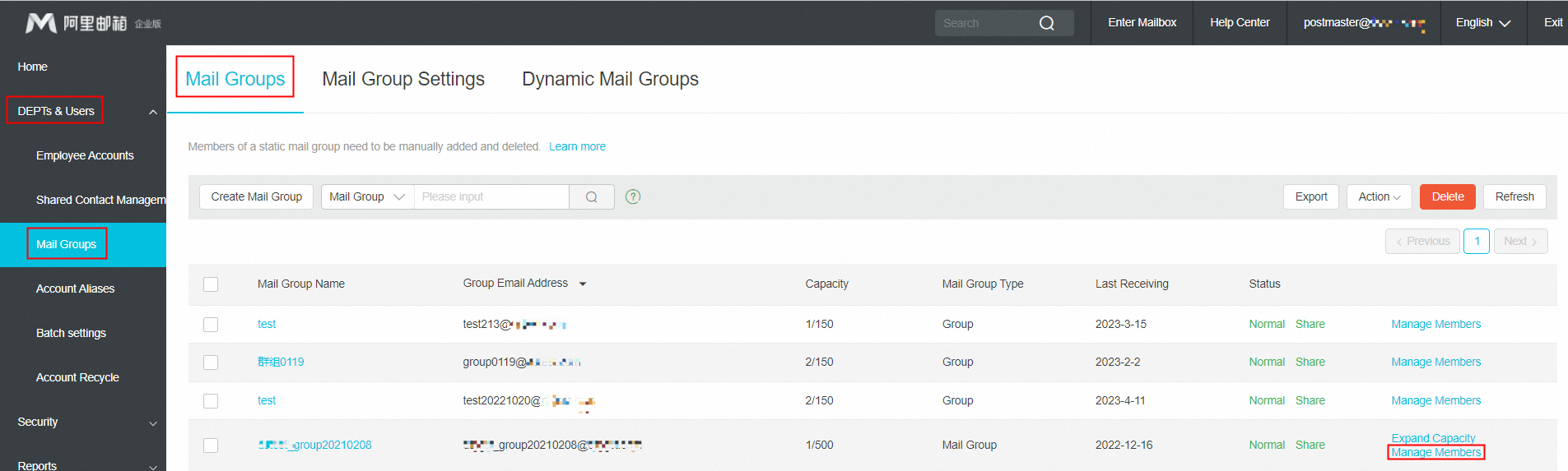 How to Manage Mail Group Members? - Alibaba Mail - Alibaba Cloud ...