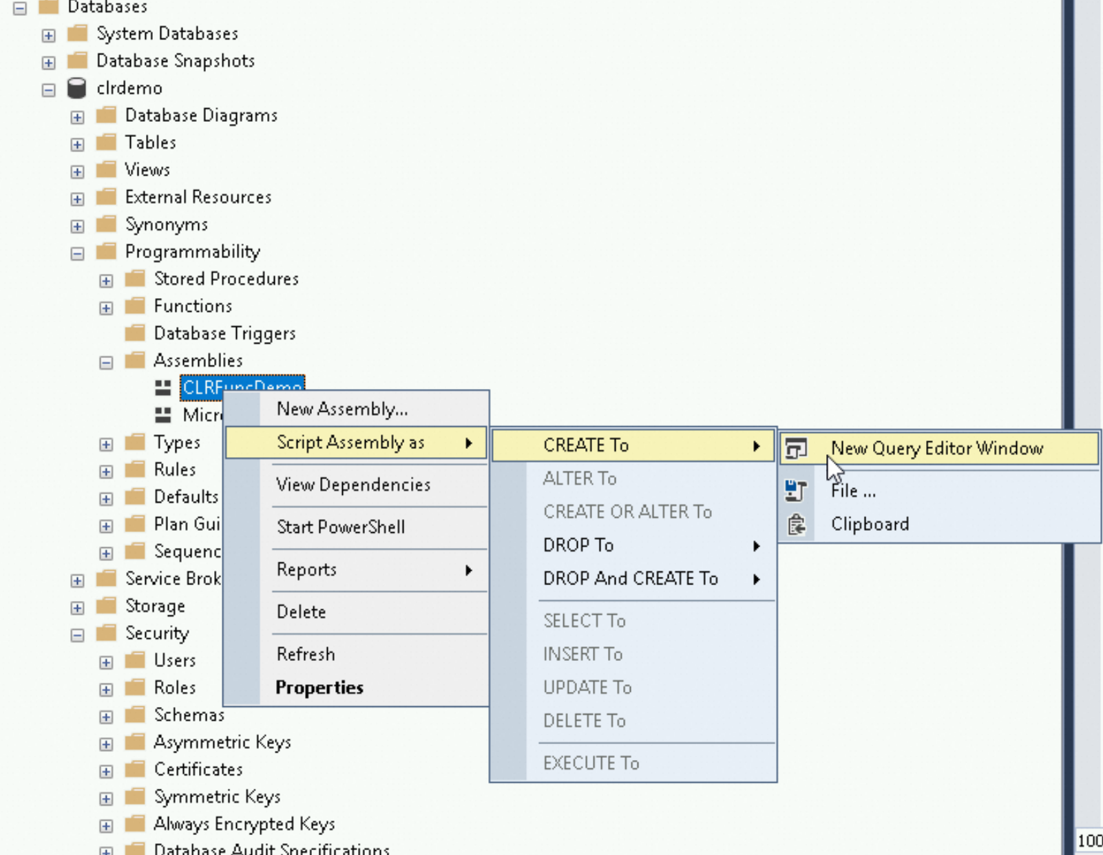 Best practice for ApsaraDB RDS for SQL Server: Use CLR integration to ...