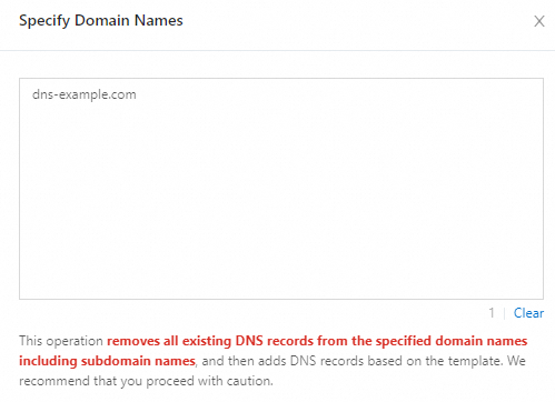 What is a DNS template, how to use a DNS template - Alibaba Cloud DNS ...