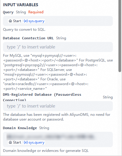Build ChatBI based on Dify+NL2SQL - Data Management - Alibaba Cloud Documentation Center