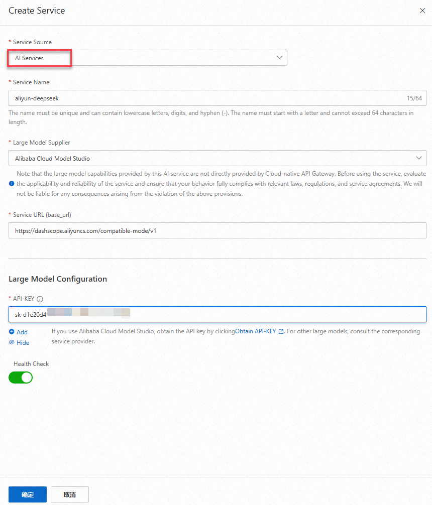 Access DeepSeek through cloud-native API Gateway - API Gateway - Alibaba Cloud Documentation Center