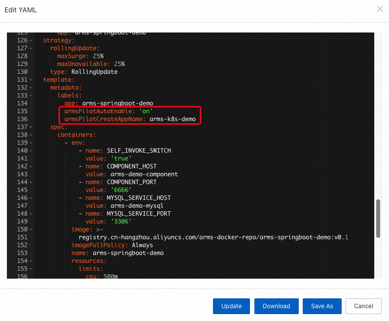 Monitor A Java Application Deployed In An Ack Cluster Application 5098
