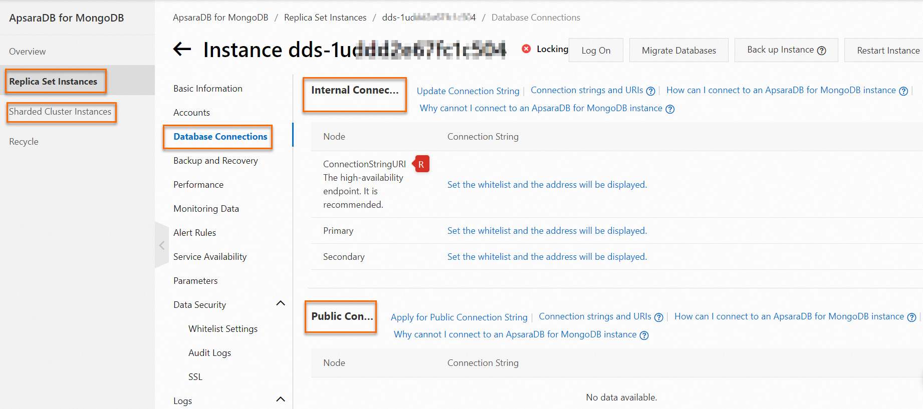 How do I troubleshoot failed connections to an ApsaraDB for MongoDB instance? - ApsaraDB for ...