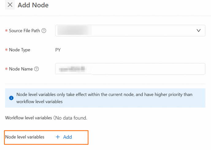 Variable management - E-MapReduce - Alibaba Cloud Documentation Center