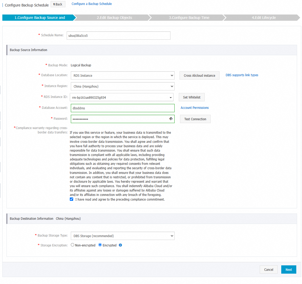 Logically back up and restore an ApsaraDB RDS for MariaDB database - Data Management - Alibaba ...