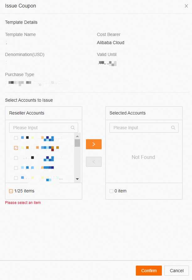 Coupon Distribution Management - Channel Platform - Alibaba Cloud Documentation Center