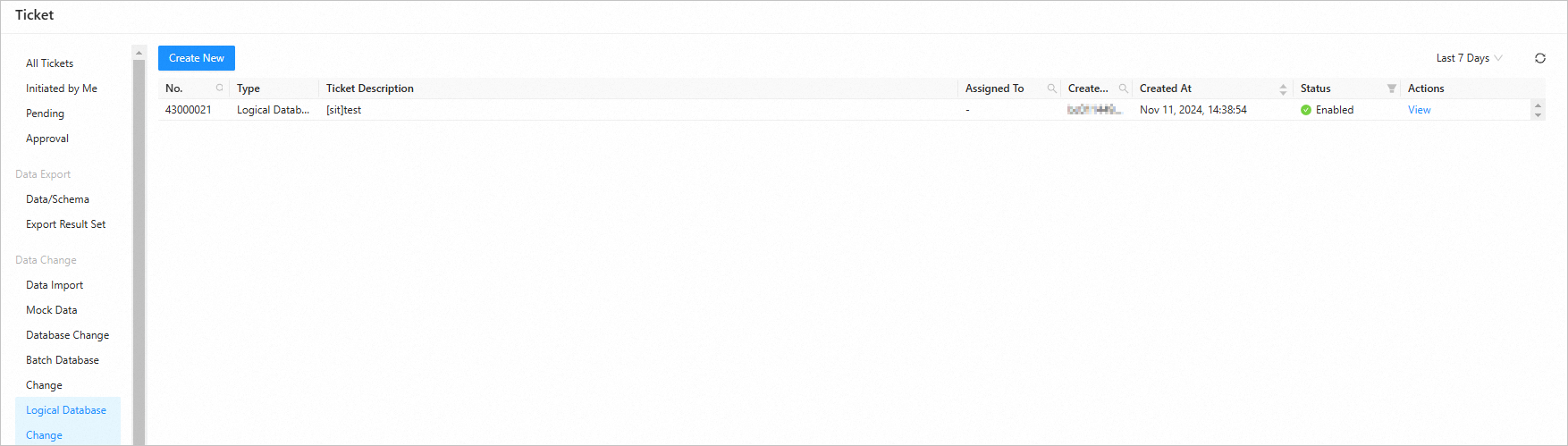 Logical database change management - ApsaraDB for OceanBase - Alibaba Cloud Documentation Center