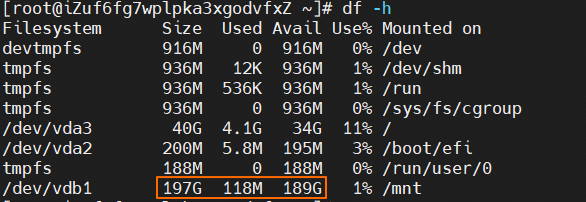 Troubleshoot the difference between cloud disk size and purchased ...