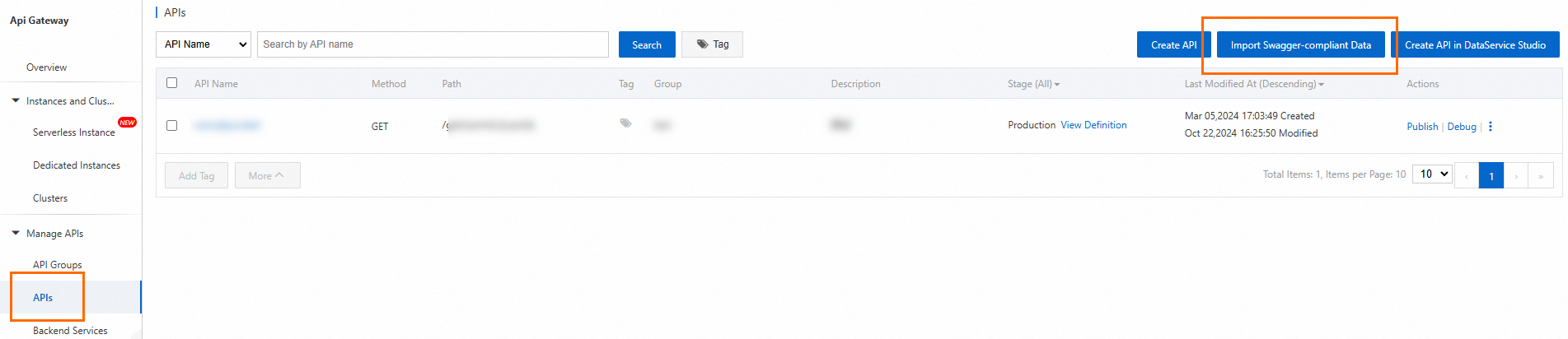 Import Swagger Files To Create Apis With Api Gateway Extensions Api