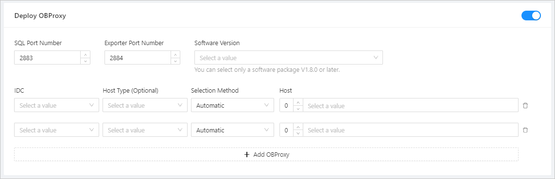 Create An Obproxy Cluster Oceanbase Database Proxy Oceanbase Documentation 7935