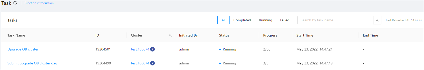 Start Upgrading Oceanbase Database Oceanbase Documentation