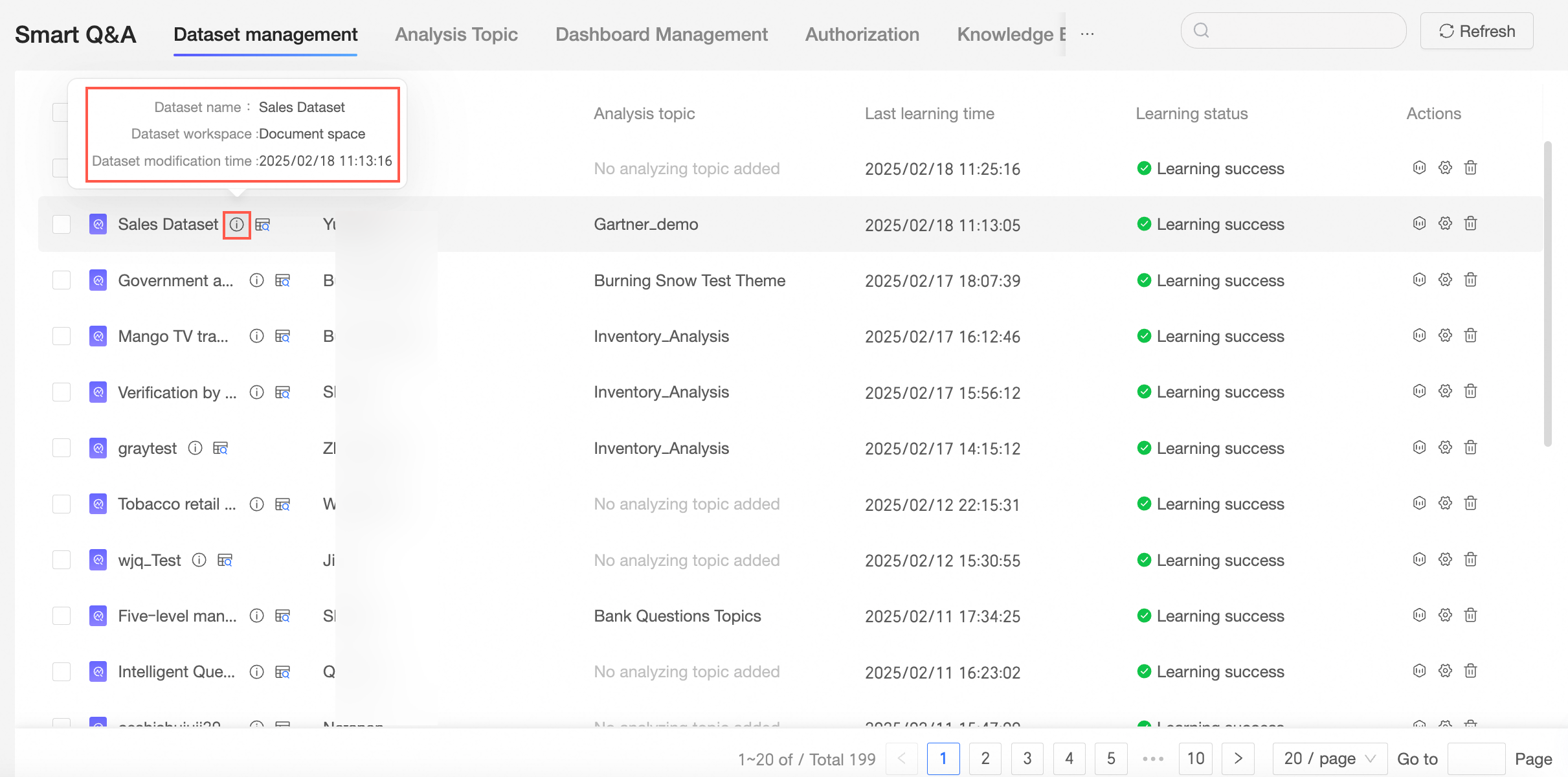 Data query Resource Management - Quick BI - Alibaba Cloud Documentation Center