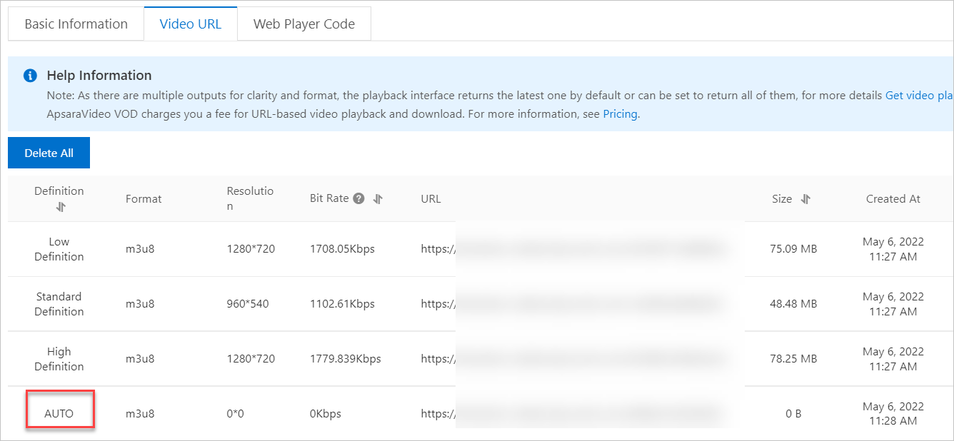 Contoh penggunaan fitur lanjutan dari ApsaraVideo Player SDK untuk Web - ApsaraVideo VOD - 阿里云