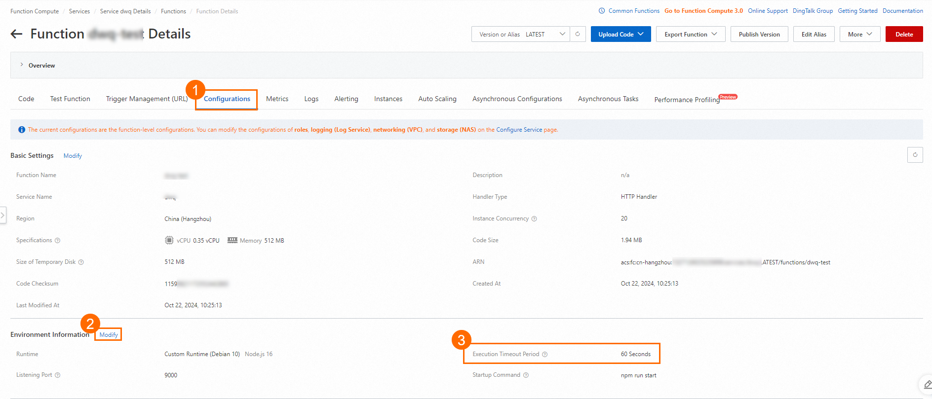 Apa yang harus saya lakukan jika eksekusi fungsi mengalami timeout dan ...