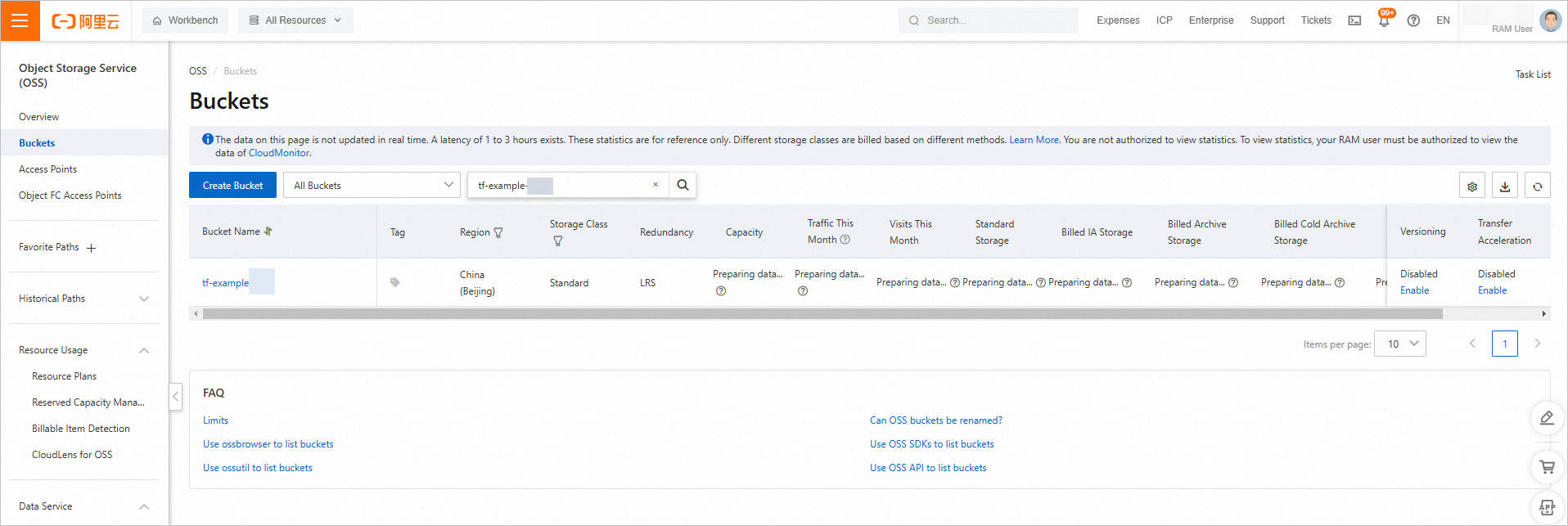 Gunakan Terraform untuk mengelola OSS - Object Storage Service - 阿里云