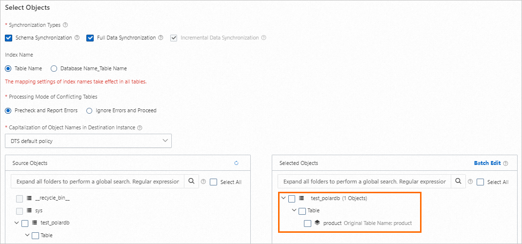 Gunakan DTS untuk menyinkronkan data dari PolarDB for MySQL ke Alibaba Cloud Elasticsearch ...