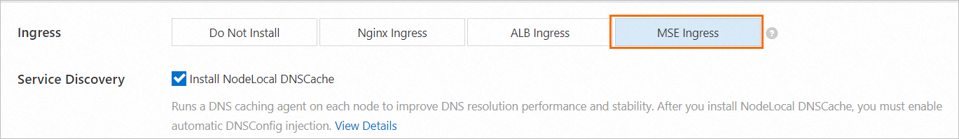 Otorisasi Pengontrol MSE Ingress untuk Mengakses MSE - - 阿里云