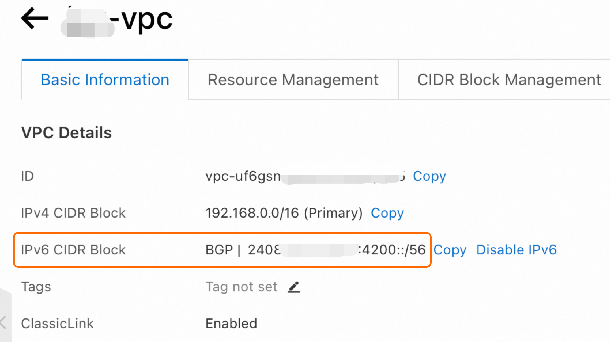 Konfigurasi komunikasi IPv6 untuk instance ECS - Elastic Compute Service - 阿里云