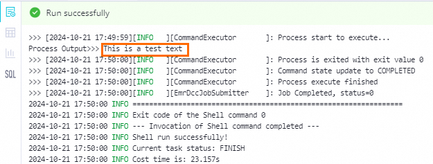 Gunakan node Shell untuk menjalankan skrip Python - DataWorks - 阿里云