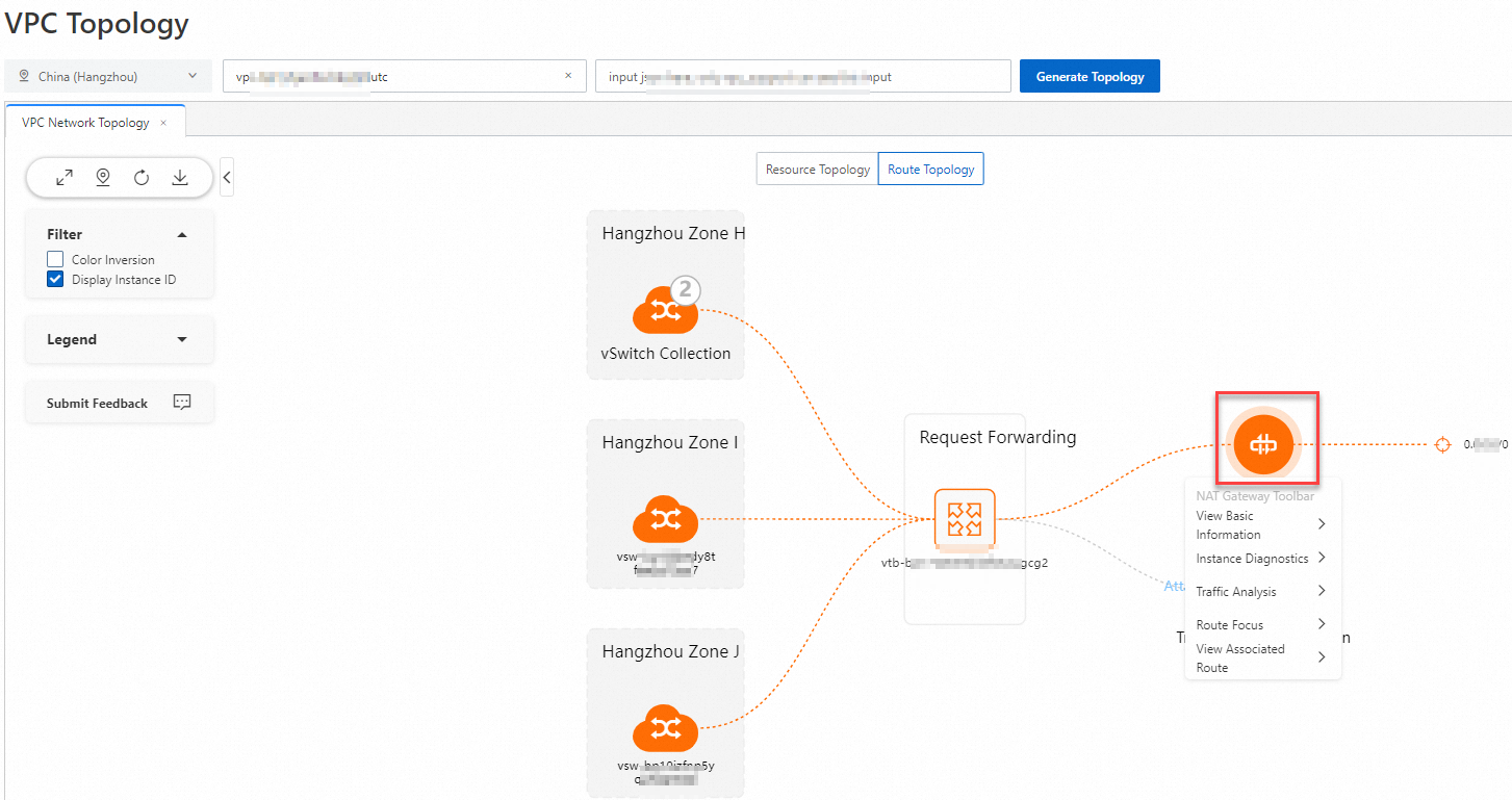 Topologi VPC - Network Intelligence Service - 阿里云