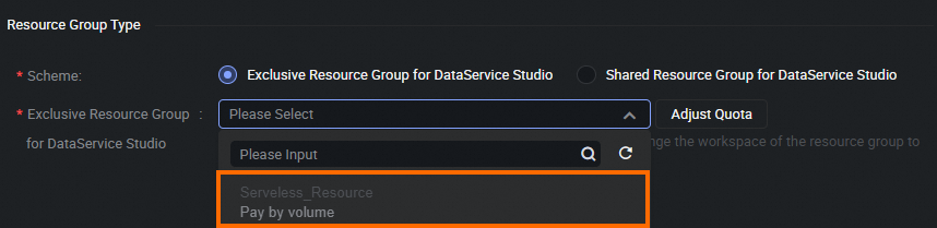 リソースグループの計画 - DataWorks - Alibaba Cloud ドキュメントセンター