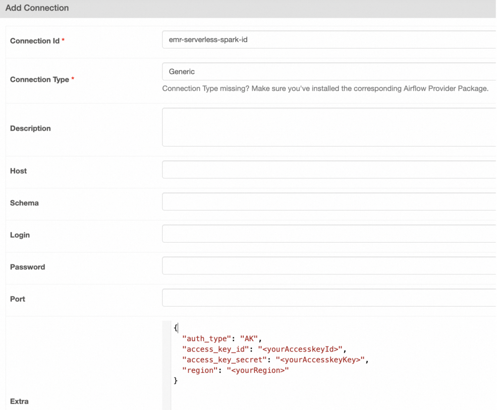 Apache Airflow を使用して EMR Serverless Spark にジョブを送信する - E-MapReduce - Alibaba Cloud ドキュメントセンター