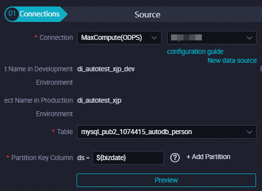 オフラインモードで OSS から MaxCompute にデータを同期する - DataWorks - Alibaba Cloud ドキュメントセンター
