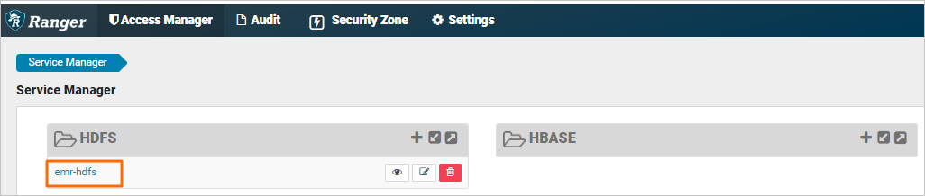 Ranger で HDFS を有効化し、関連する権限を設定する - E-MapReduce - Alibaba Cloud ドキュメントセンター